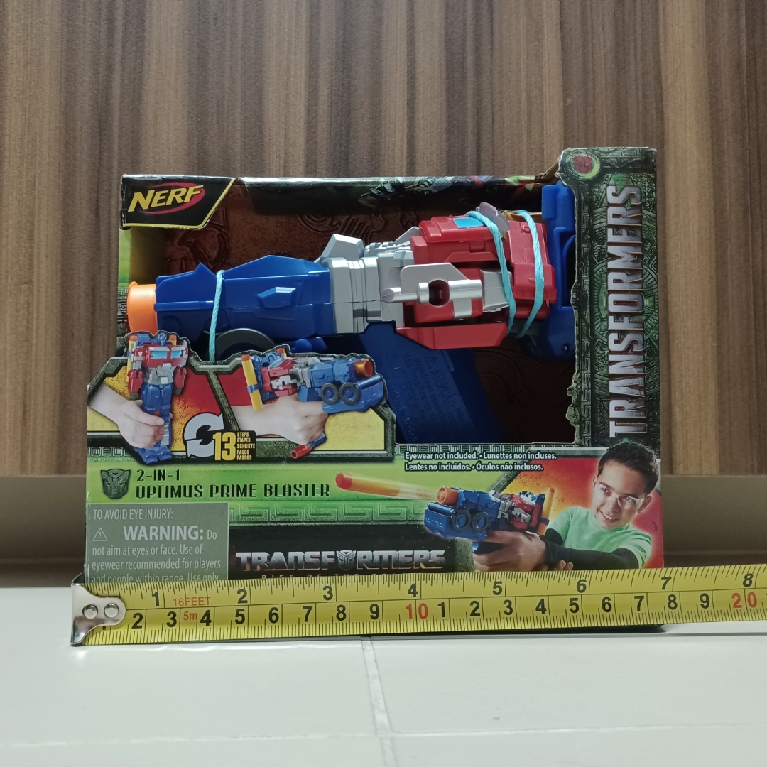Nerf - Transformers - Rise of the Beasts - 2 in 1 Optimus Prime Blaster ...