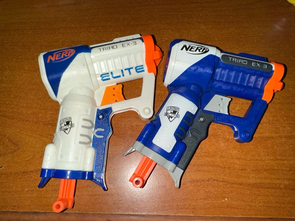 Nerf Gun Triad Ex-3 Discount Bundle, Hobbies & Toys, Toys & Games on ...