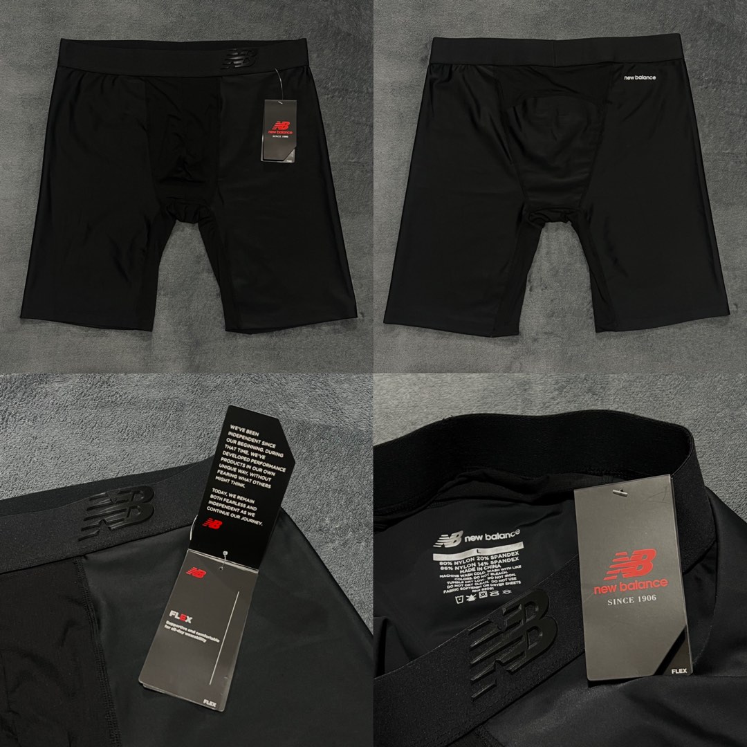 New Balance Flex Baselayer Compression Shorts, Men's Fashion ...