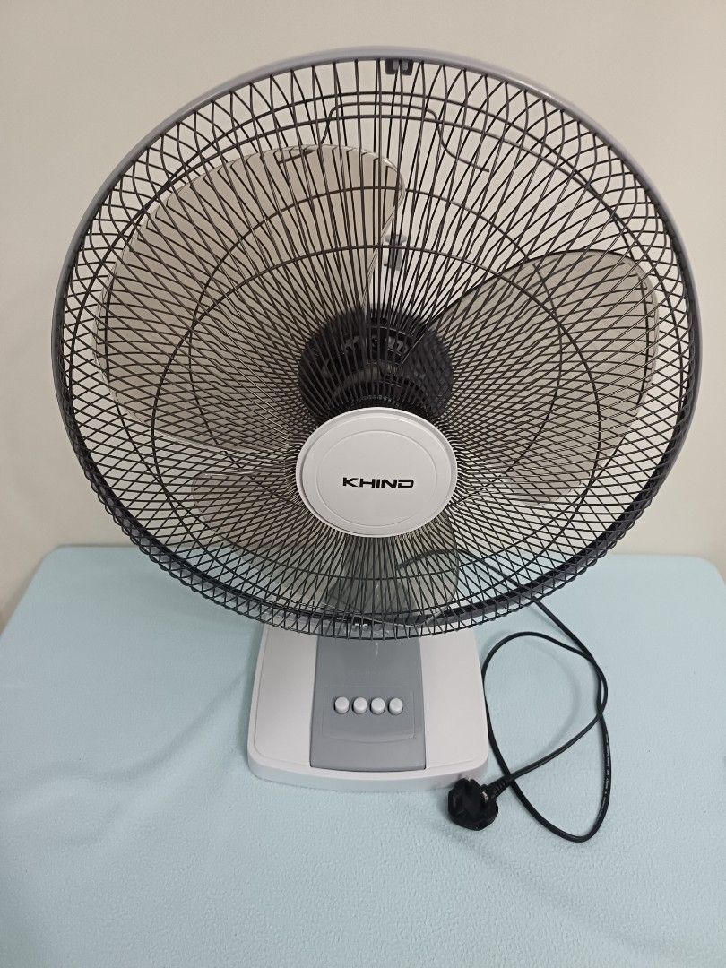 New Khind Table Fan 16 Inch 3 SPEED TF166 new model with Grey Blades ...