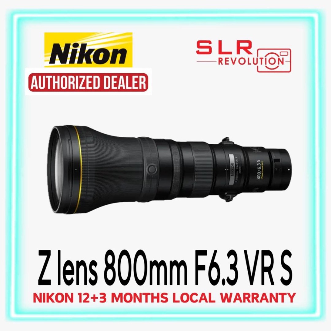 NIKON Z 800MM F6.3 VR S, Photography, Lens & Kits on Carousell