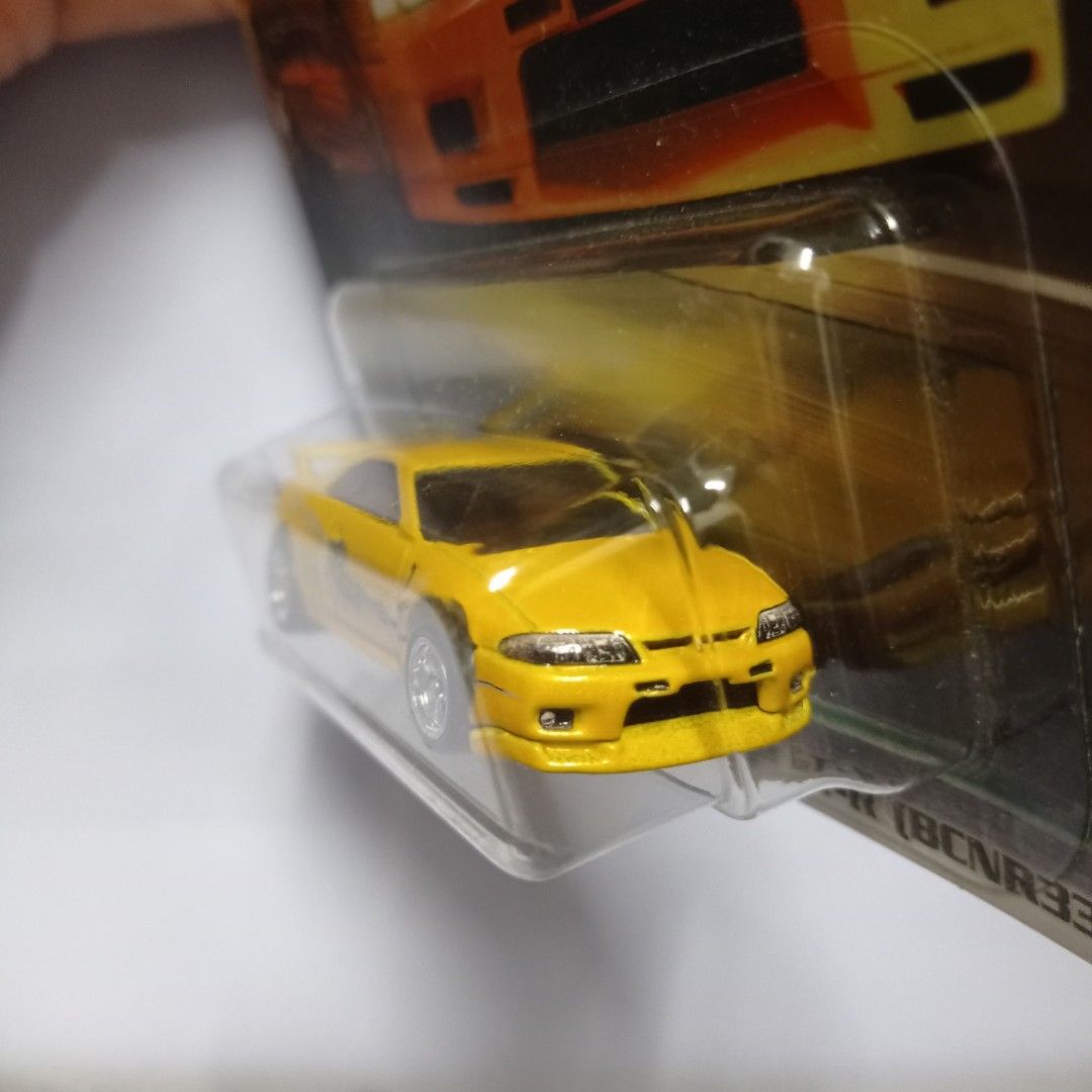 Nissan Skyline GTR R33 Fast Original Fast Furious Yellow Hot Wheels ...