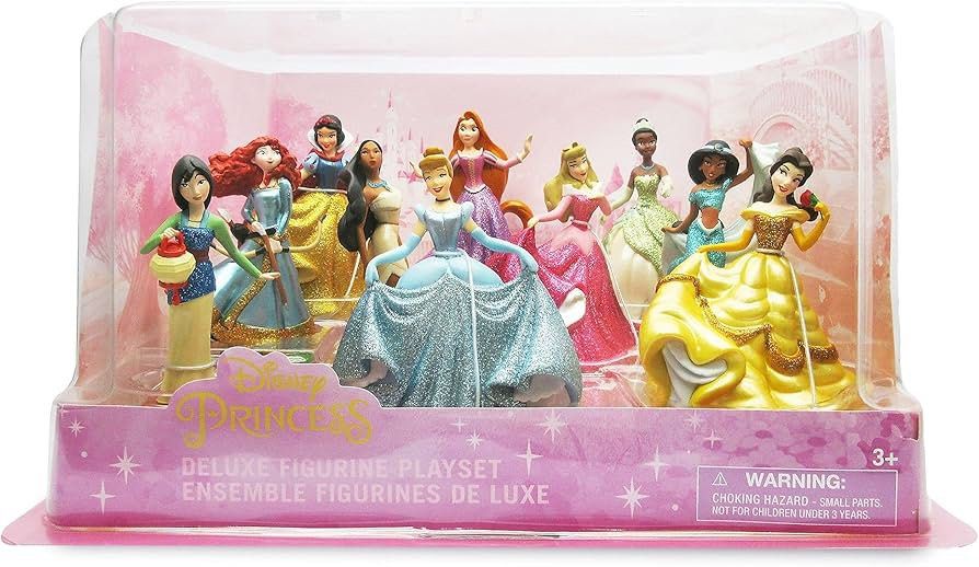 Official Disney Store Disney Princess Deluxe Figurine Playset, Hobbies ...