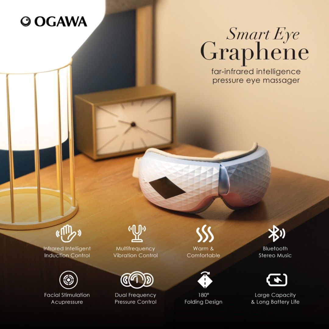 OGAWA Smart Eye Massager, Beauty & Personal Care, Vision Care on Carousell