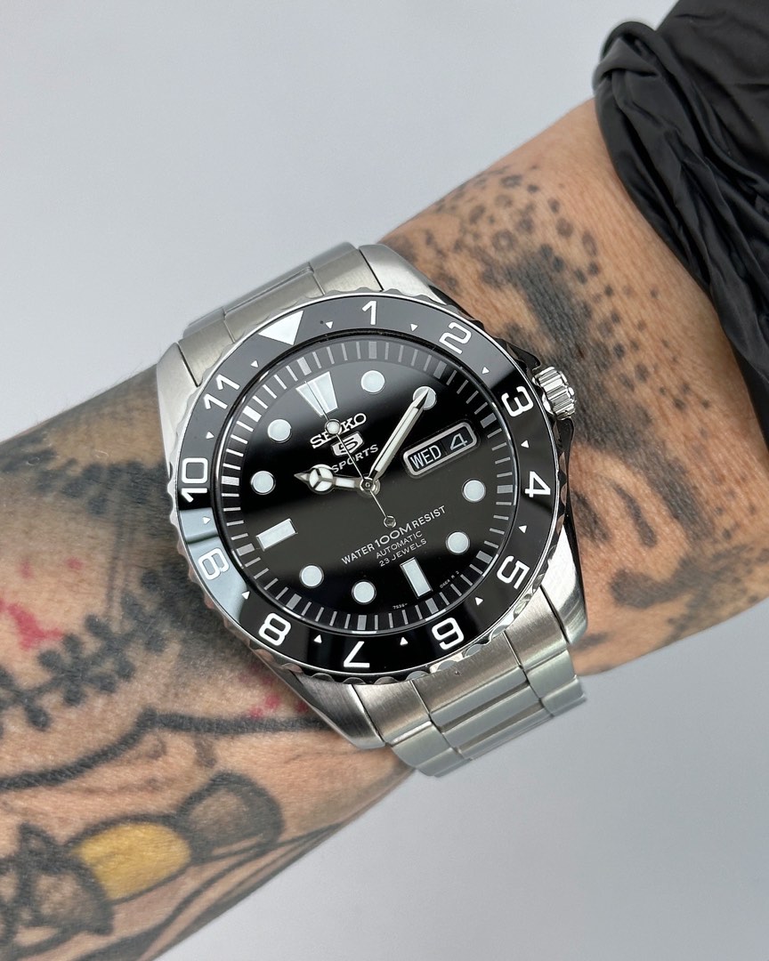 Original Seiko SNZF17 Sea Urchin Sapphire Glass Automatic Watch Full ...