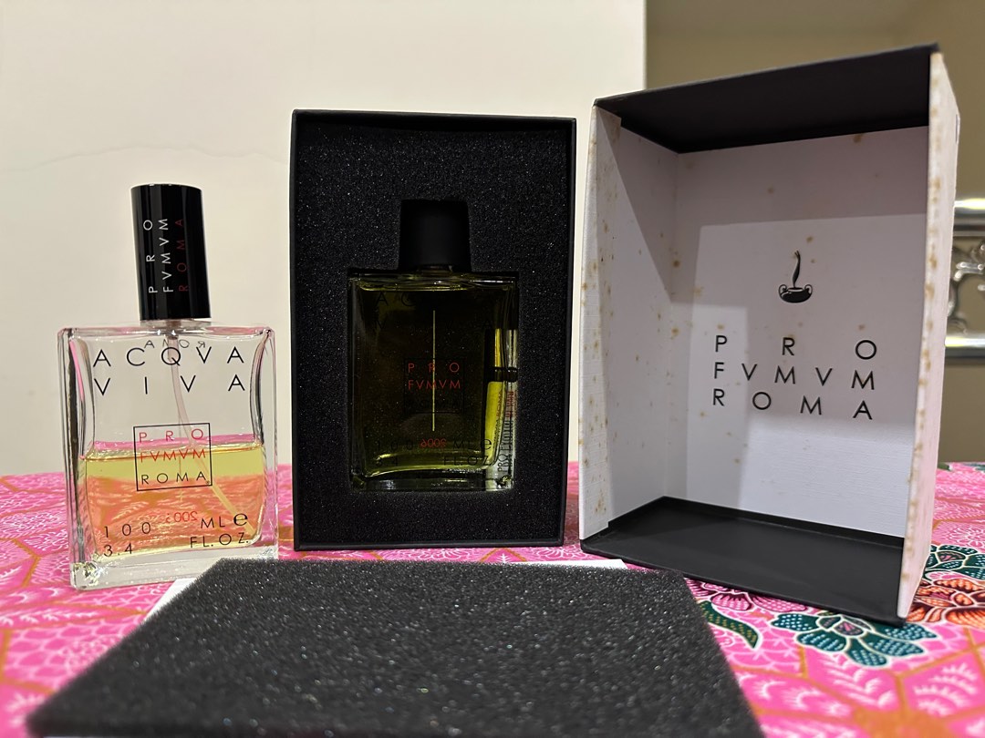 Profumum Roma Aqcva Viva NIB & PARTIAL combo, Beauty & Personal Care ...