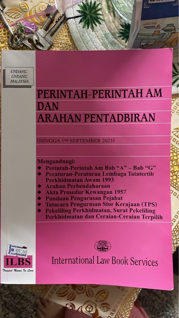 Perintah-Perintah Am Dan Arahan Pentadbiran, Hobbies & Toys, Books & Magazines, Textbooks on ...