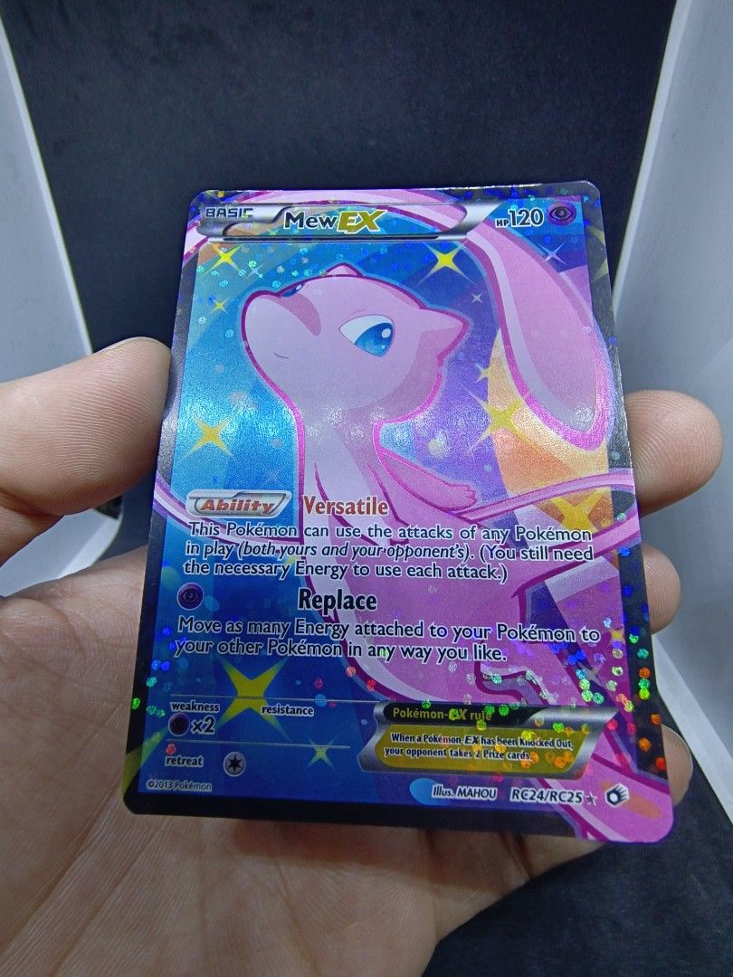 Pokemon Card - MEW EX #24/25 - FULL ART (BLACK & WHITE: LEGENDARY ...