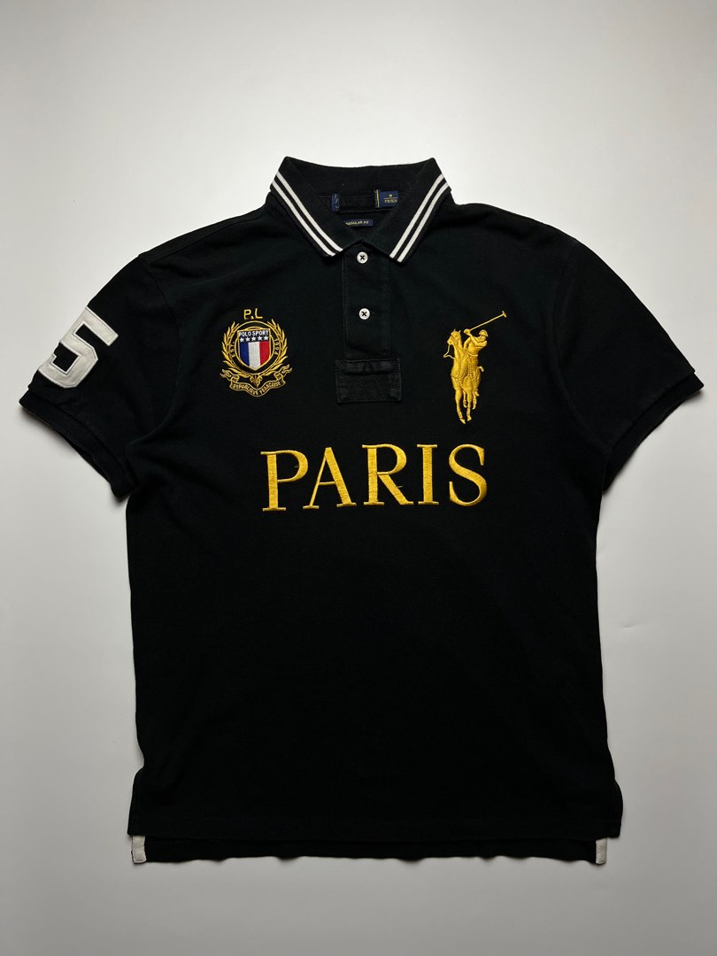 Polo Ralph Lauren Paris, Men's Fashion, Tops & Sets, Tshirts & Polo Shirts on Carousell