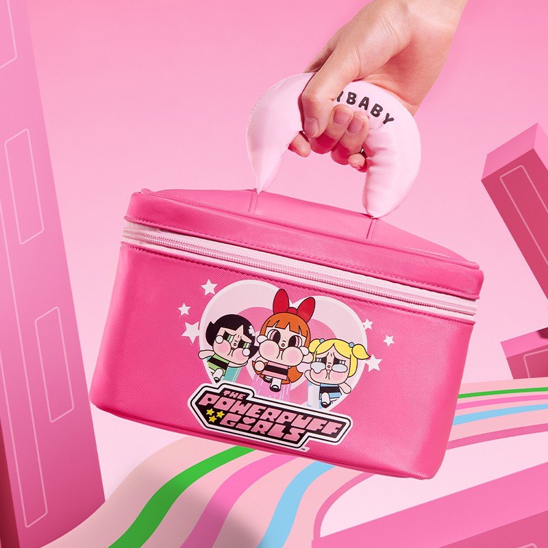 POP MART CRYBABY x Powerpuff Girls Series Cosmetic Bag NOT LABUBU ...