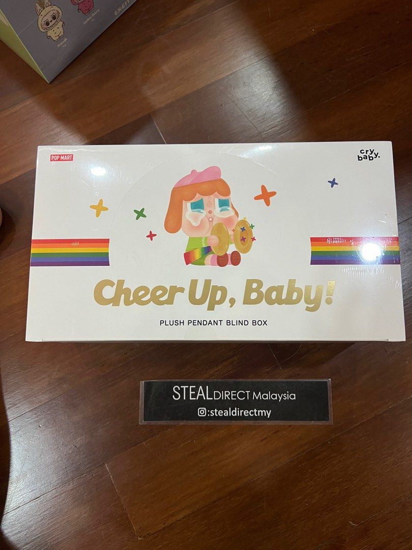 POPMART CRYBABY CHEER UP BABY! Plush Pendant Blind Box, Hobbies & Toys ...