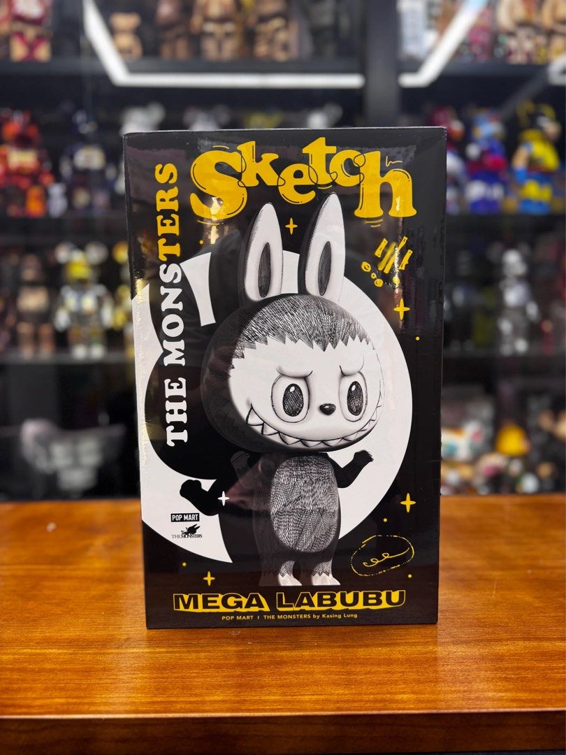 POPMART Labubu Sketch 400%, Hobbies & Toys, Toys & Games on Carousell
