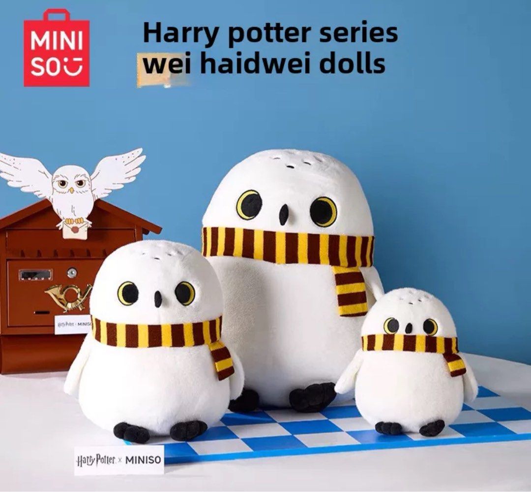Preorder medium hedwig plushie miniso x harry potter, Hobbies & Toys ...