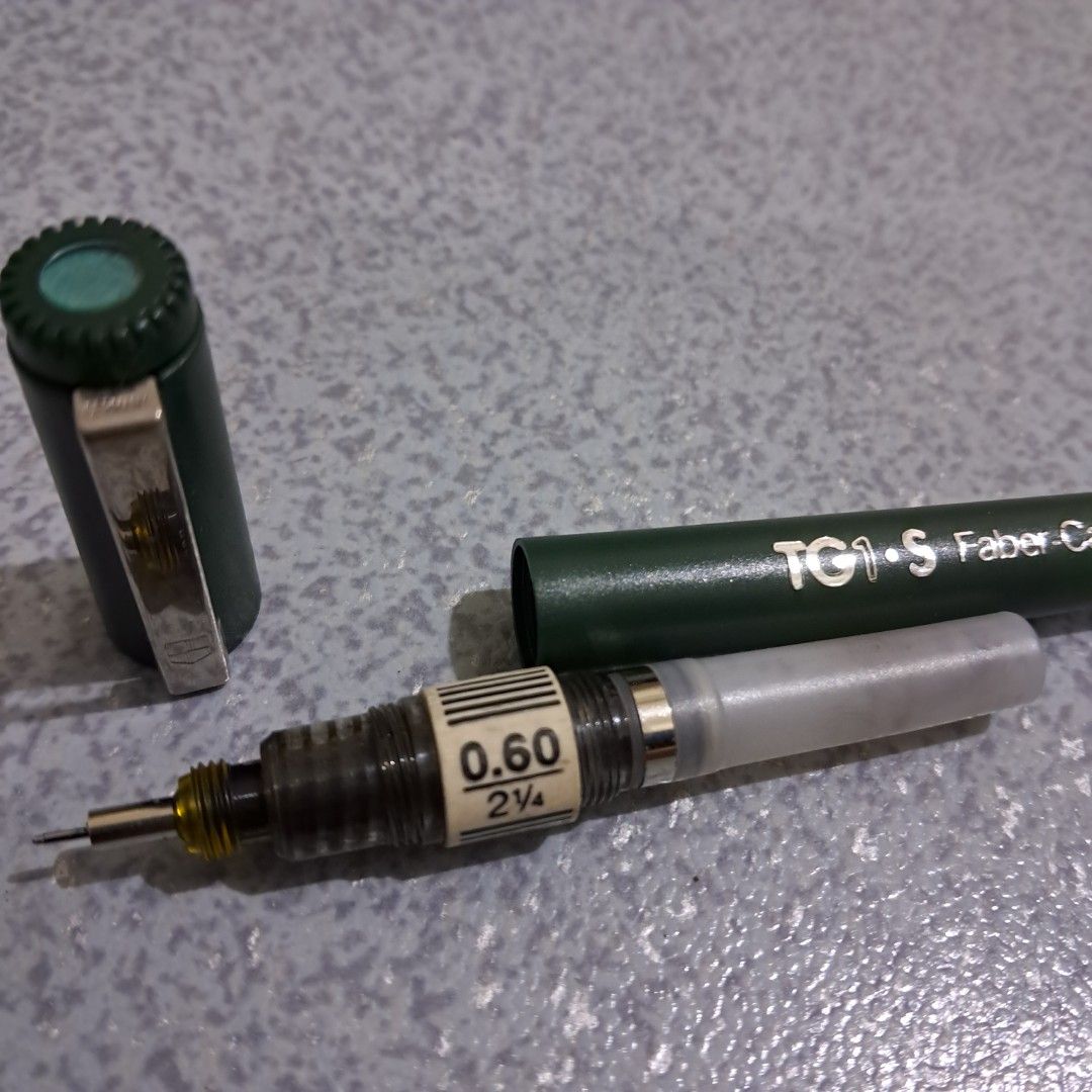 Pulpen gambar Rapido Faber Castell Jerman 0.60 technical pen, Buku ...