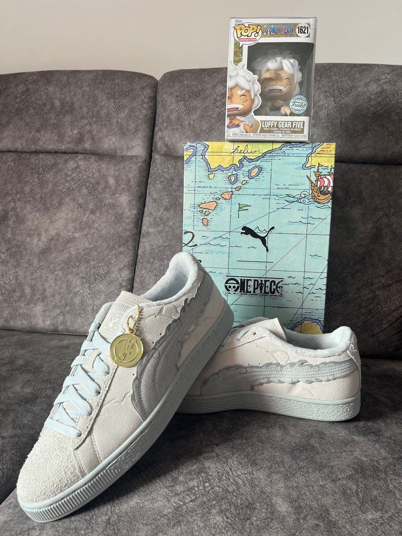PUMA x ONE PIECE- Luffy Gear 5 Suede Sneaker, Men's Fashion, Footwear ...