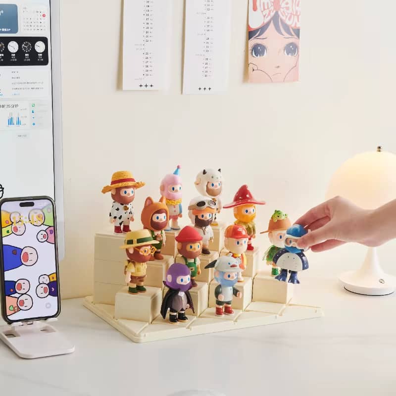 (Ready Stock) Blind Box Display Cabinet Acrylic Organizer Rack ...