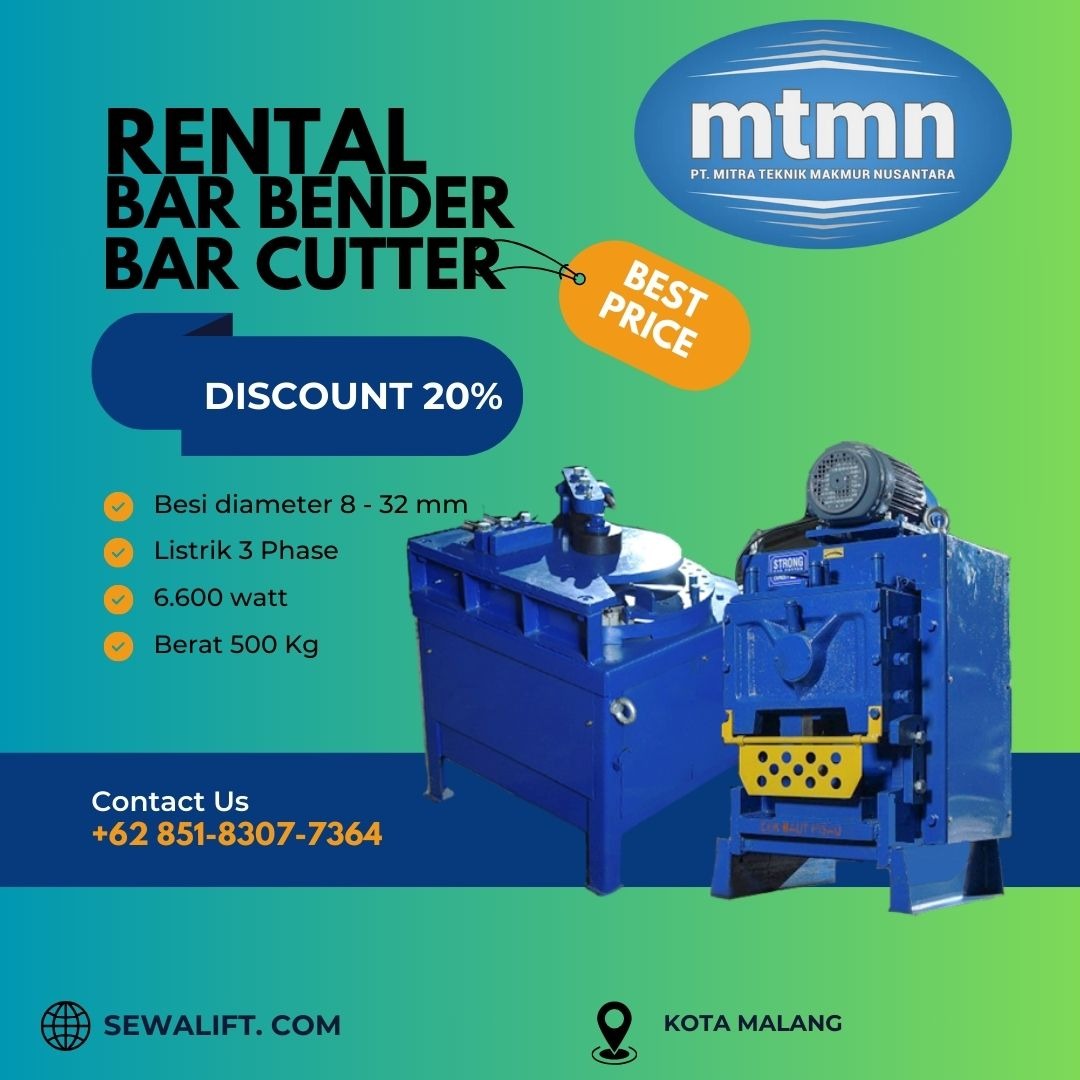 Rental Bar Bender Bar Cutter Pemotong Dan Penekuk Besi Lampung Timur ...