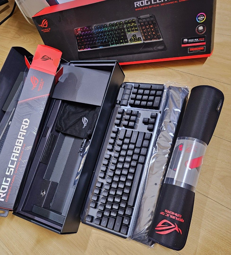 ROG Wireless Keyboard Set, Computers & Tech, Parts & Accessories, Computer Keyboard on Carousell