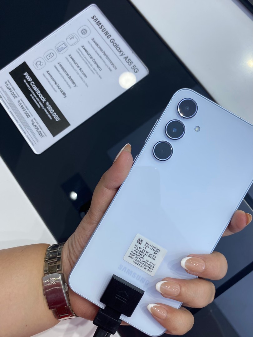 Samsung A55 5G, Telepon Seluler & Tablet, Ponsel Android, Samsung di ...