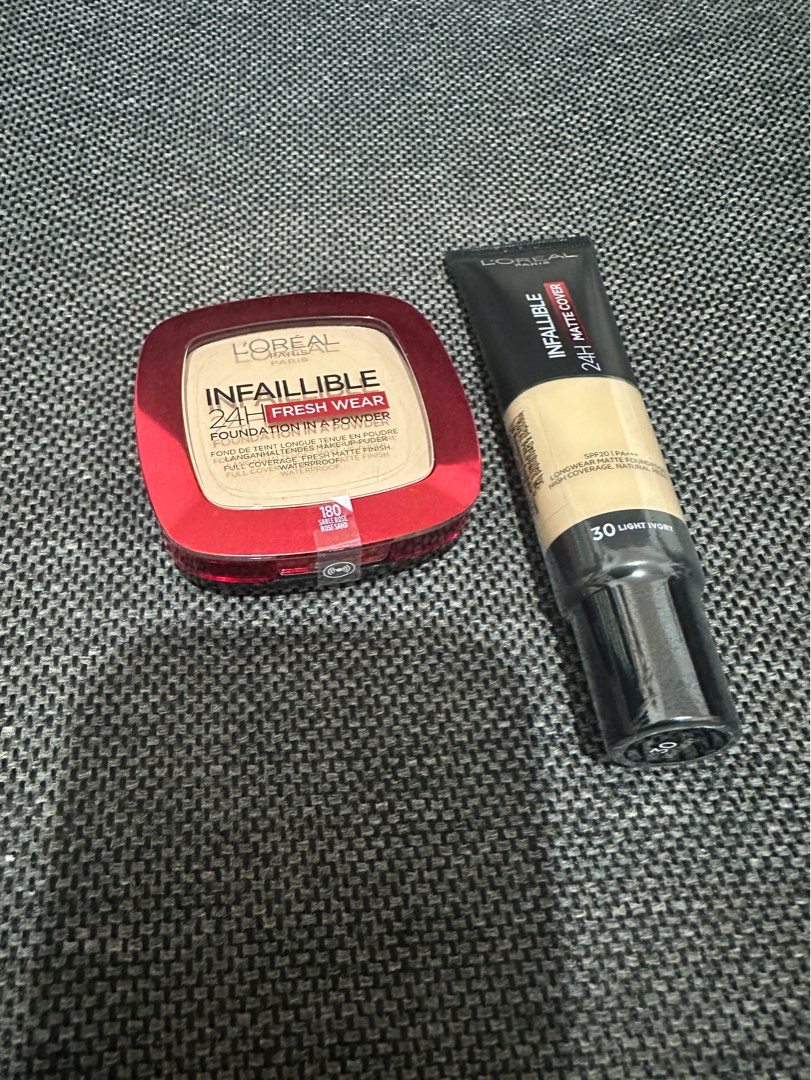 [SET B1T1] Loreal Infallible Foundation Set, Beauty & Personal Care, Face, Makeup on Carousell