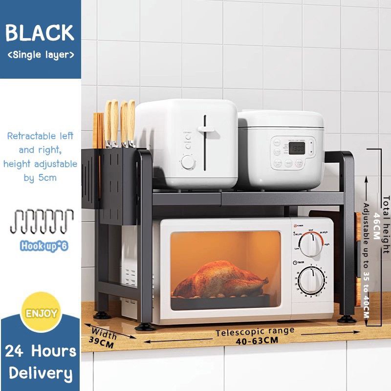 Single layer rack kitchen equipment storage, Furniture & Home Living ...