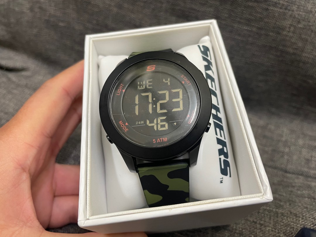 Skechers Watch Camo, Men's Fashion, Watches & Accessories, Watches on ...