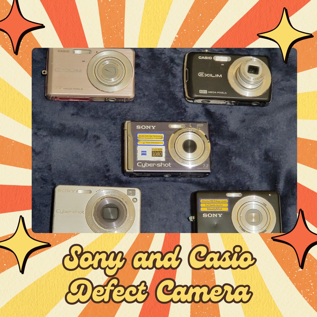Sony and Casio Defect Digi Camera, Photography, Cameras on Carousell