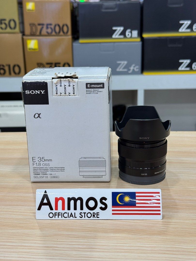 SONY E 35MM F1.8 OSS LENS ONLY (99% LIKE NEW CONDITION) 3 MONTH FULL WARRANTY, Photography, Lens ...