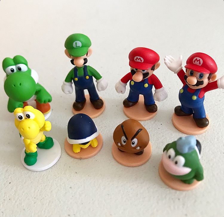 Super Mario Mini Figures Set, Hobbies & Toys, Toys & Games on Carousell