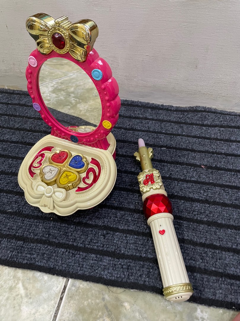 TAKE ALL DX Precure/ pretty cure toy / shining makeup dresser & glitter ...