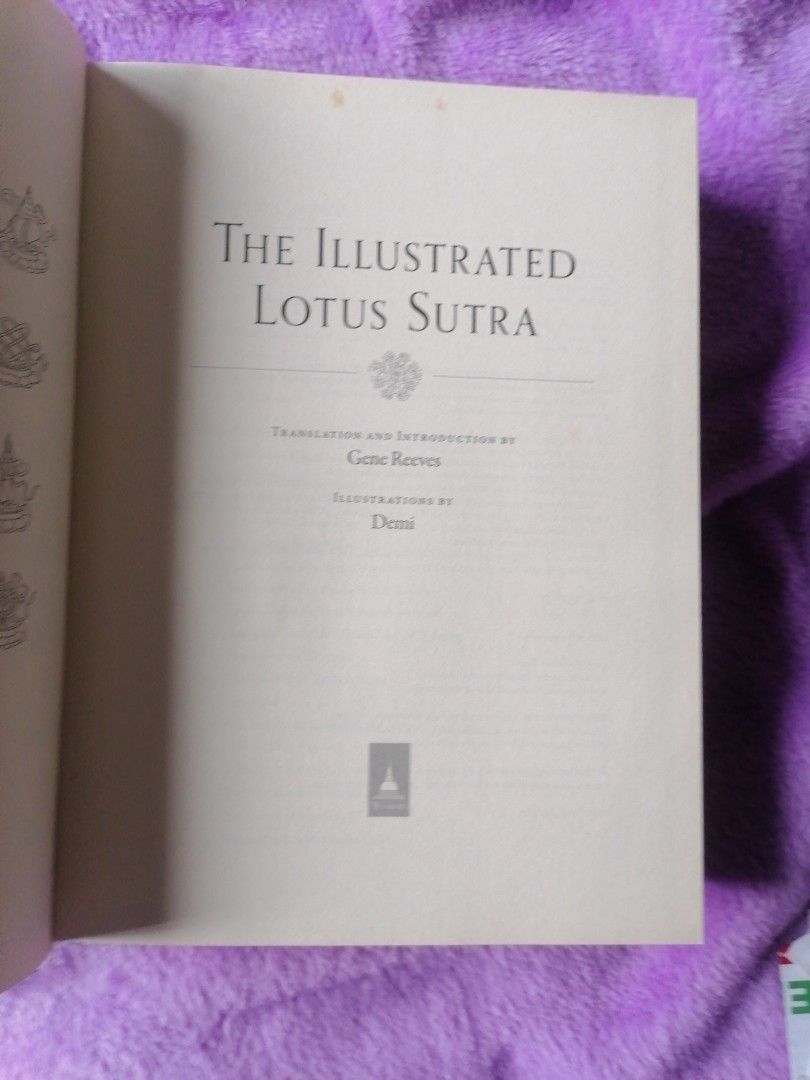The illustrated lotus sutra translation and introduction by gene reeves ...
