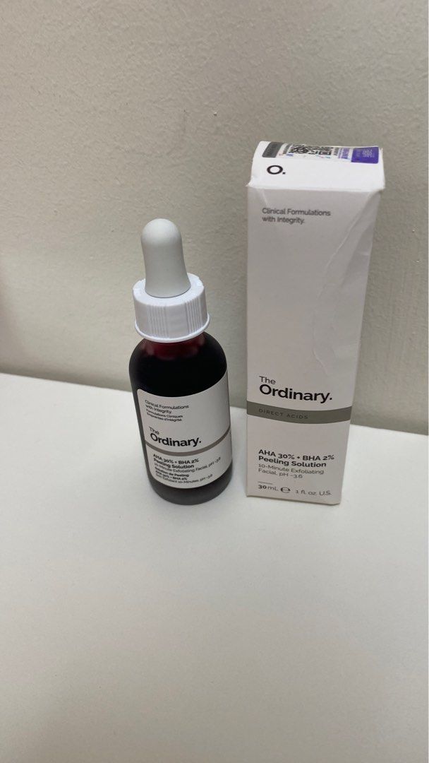 The ordinary SolutionAHA 30% + BHA 2% Peeling Solution, Beauty ...
