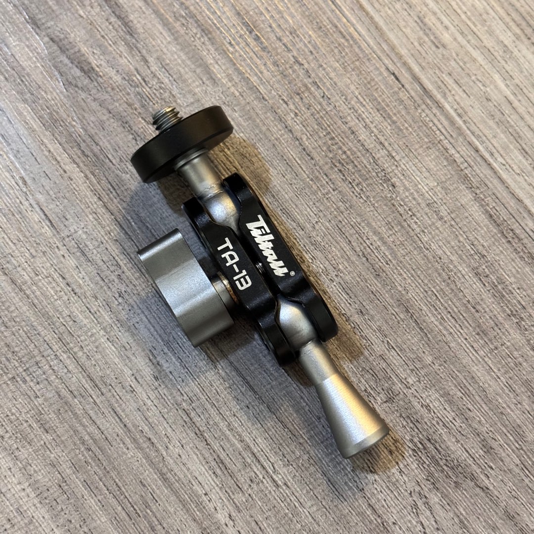 Tiltall TA-13N 小號金屬豌豆莢怪手 魔術手臂 萬向雲台球頭支架手機相機單反兔籠攝影1/4鏍絲配件連接, 手提電話, 其他裝置 - Carousell