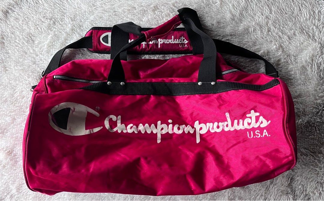 Vintage Champion Travel Bag, Men's Fashion, Bags, Sling Bags on Carousell
