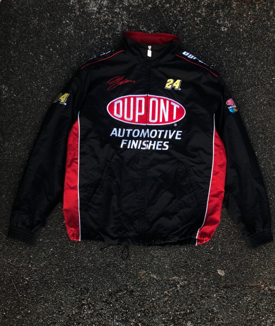 VINTAGE DUPONT RACING JACKET #24 JEFF GORDON, Men's Fashion, Coats ...