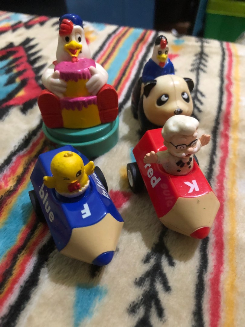 Vintage KFC toy figures, Hobbies & Toys, Toys & Games on Carousell