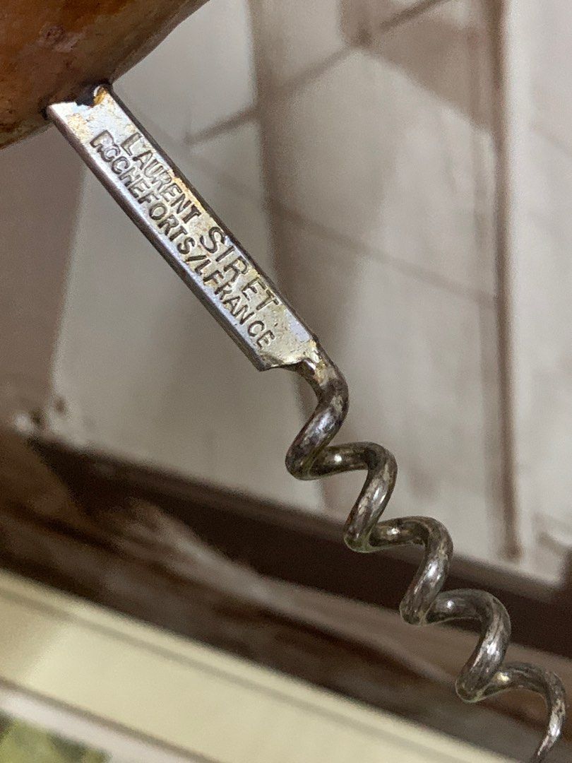 Vintage Laurent Siret Rochefort grapevine cork screw, French Vintage ...