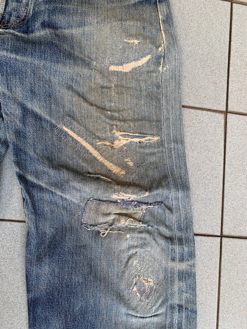 Vintage Levis Big E 501XX Stamp 555 Usa Season color Selvedge ...