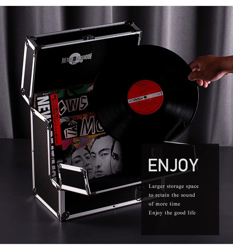 Vinyl record storage / LP record box pre order, Furniture & Home Living ...
