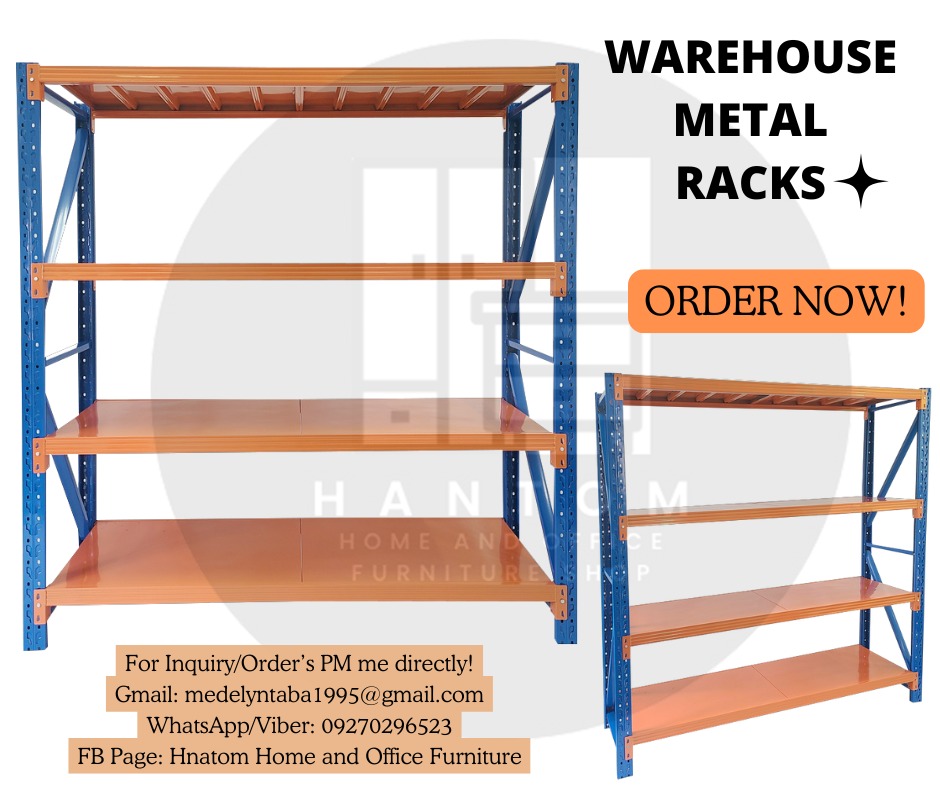WAREHOUSE METAL RACKS FACTORY PRICE, Furniture & Home Living, Furniture ...