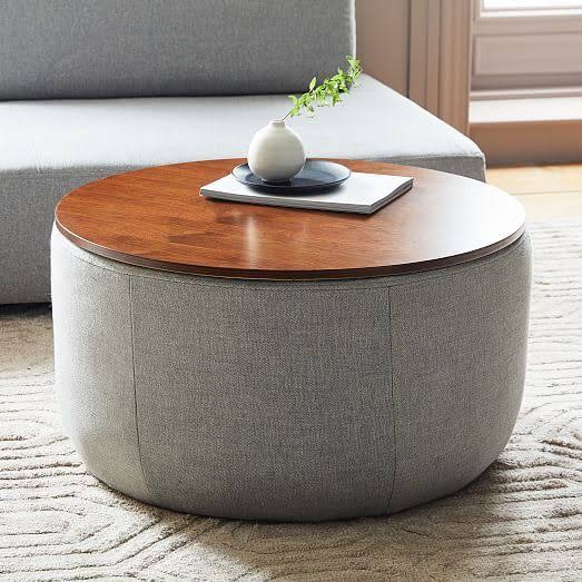 West Elm Center Table with Storage, Furniture & Home Living, Furniture, Tables & Sets on Carousell
