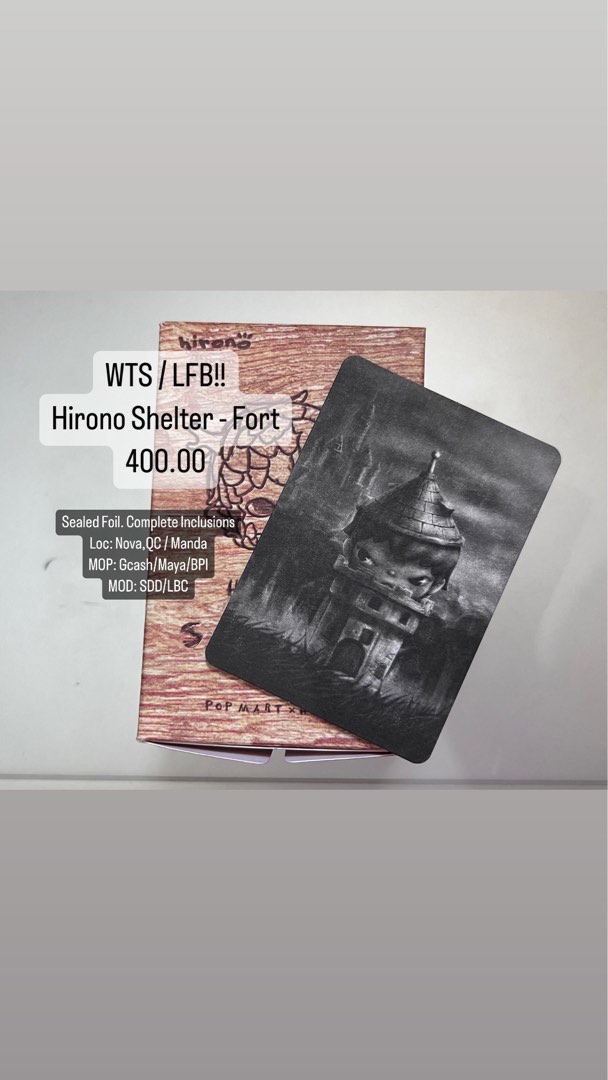 WTS / LFB: Hirono Shelter - Fort, Hobbies & Toys, Toys & Games on Carousell