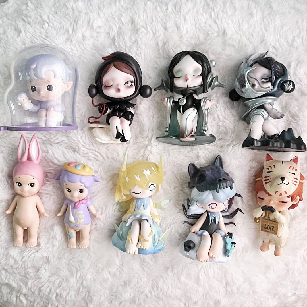 wts popmart: skullpanda, hirono, hacipupu, azura, sonny angels, Hobbies ...