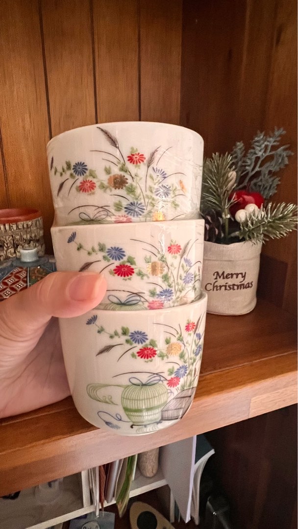 1 set 3 Japan tea cup(made in Japan), Furniture & Home Living, Bathroom & Kitchen Fixtures on ...