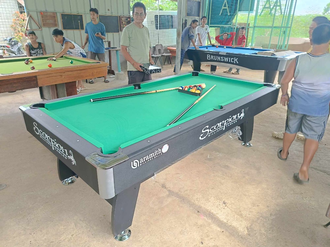 4X8 FT SCORPION MDF BILLIARD TABLE, Sports Equipment, Sports & Games ...