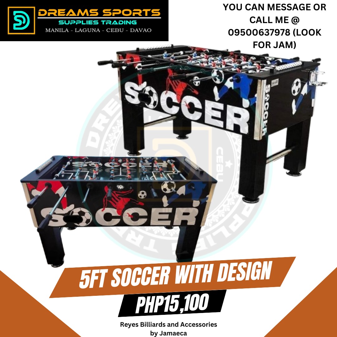 5FT SOCCER TABLE WITH DESIGN, Sports Equipment, Other Sports Equipment ...