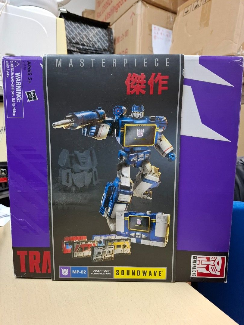 變形金剛 Transformer Masterpiece 美版 MP 傑作 Soundwave 音波, 興趣及遊戲, 玩具 & 遊戲類 - Carousell