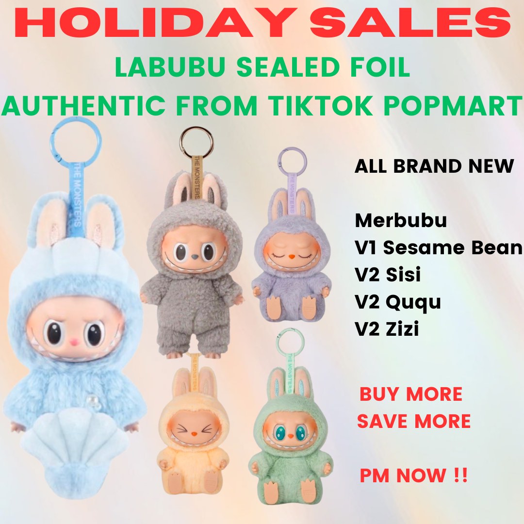 🔥 V1 V2 Labubu / Merbubu 🔥, Hobbies & Toys, Toys & Games on Carousell