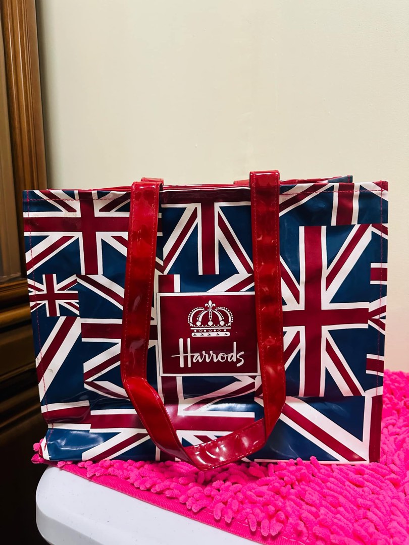 Authentic Harrods Tote bag, Luxury, Bags & Wallets on Carousell