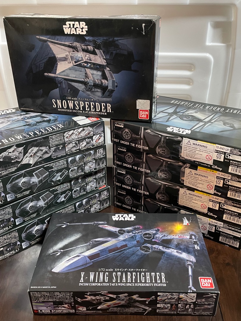 Bandai Star Wars Toy Model Kits 1/48 and 1/72 Scale, Hobbies & Toys ...